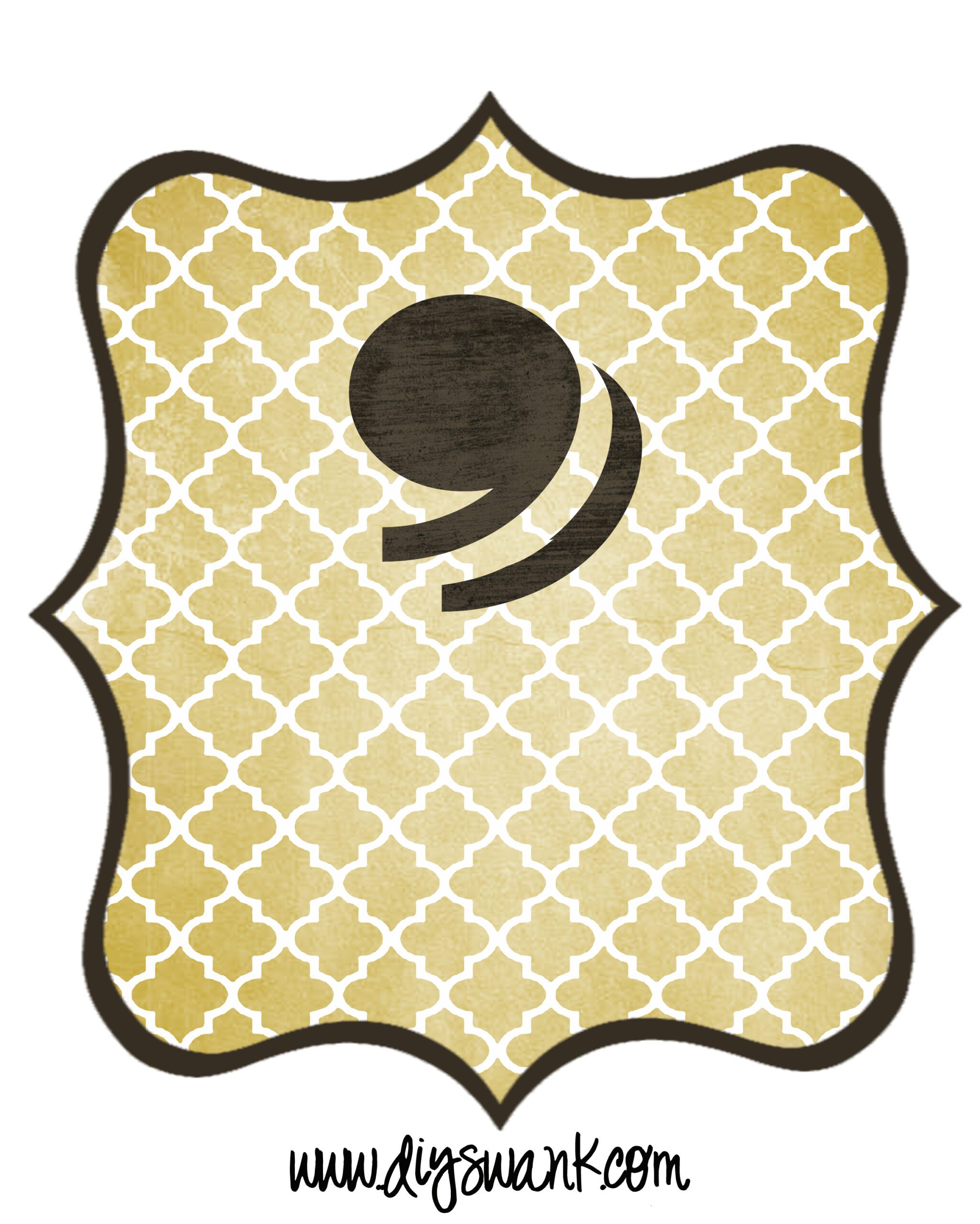 Apostrophe - Swanky Design Co.