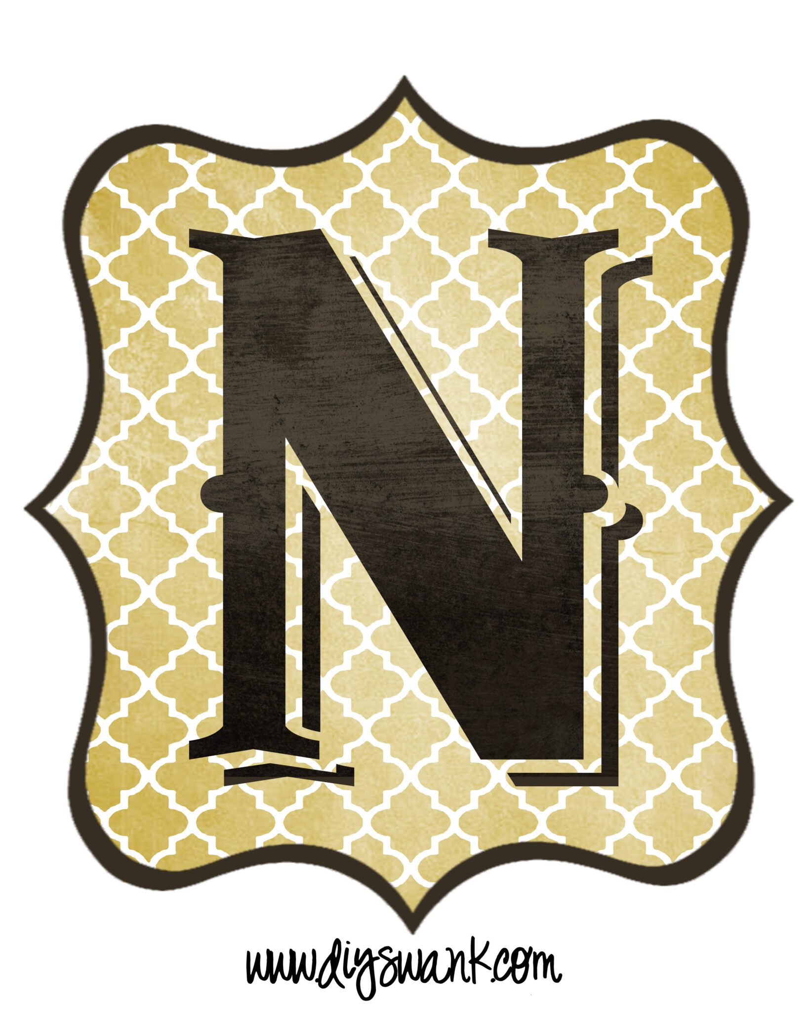 Letter_N - Swanky Design Company