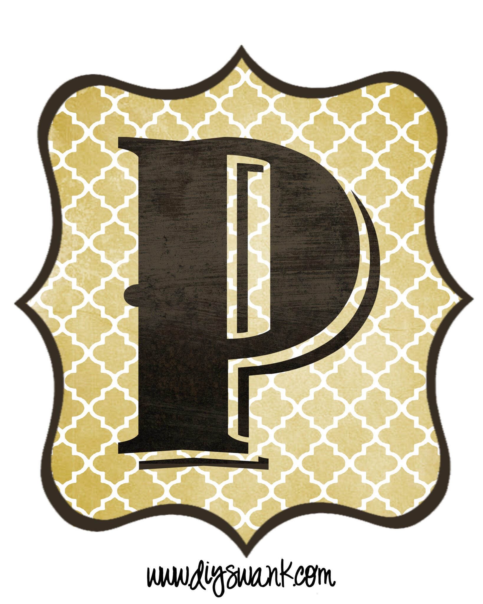 Letter_P - Swanky Design Company