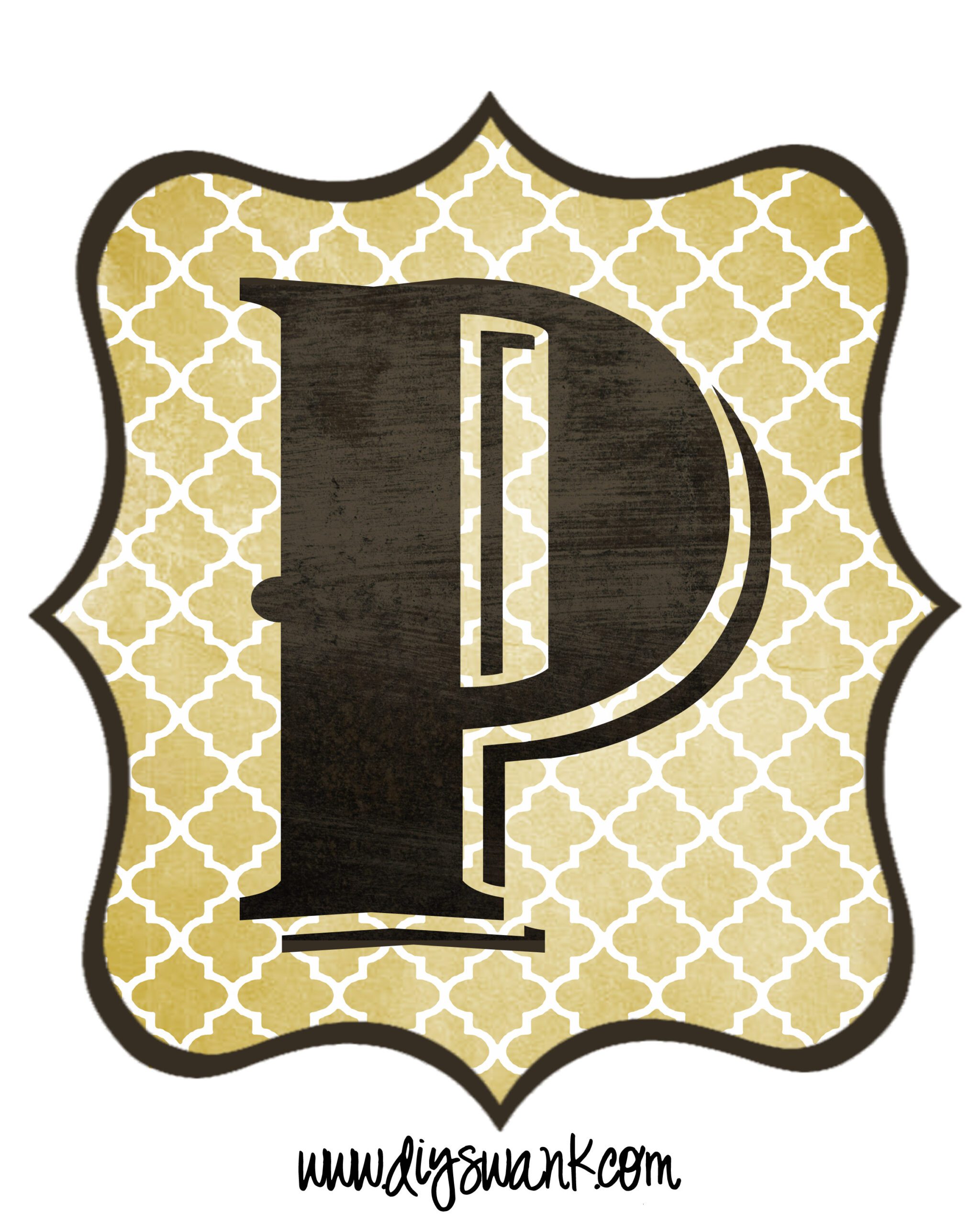 Letter_P - Swanky Design Co.