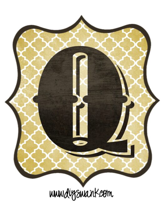 Letter_Q - Swanky Design Co.