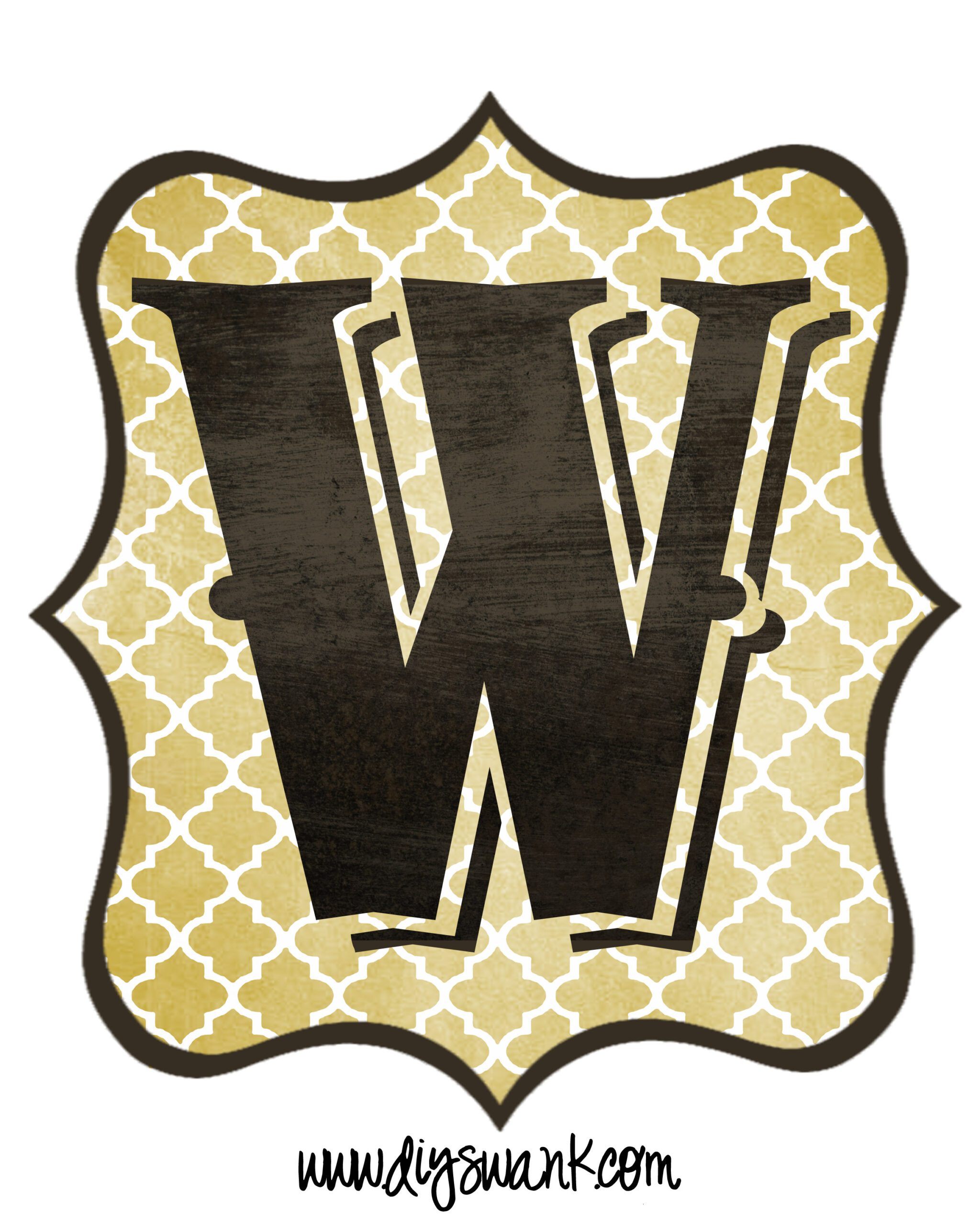 Letter_W - Swanky Design Co.