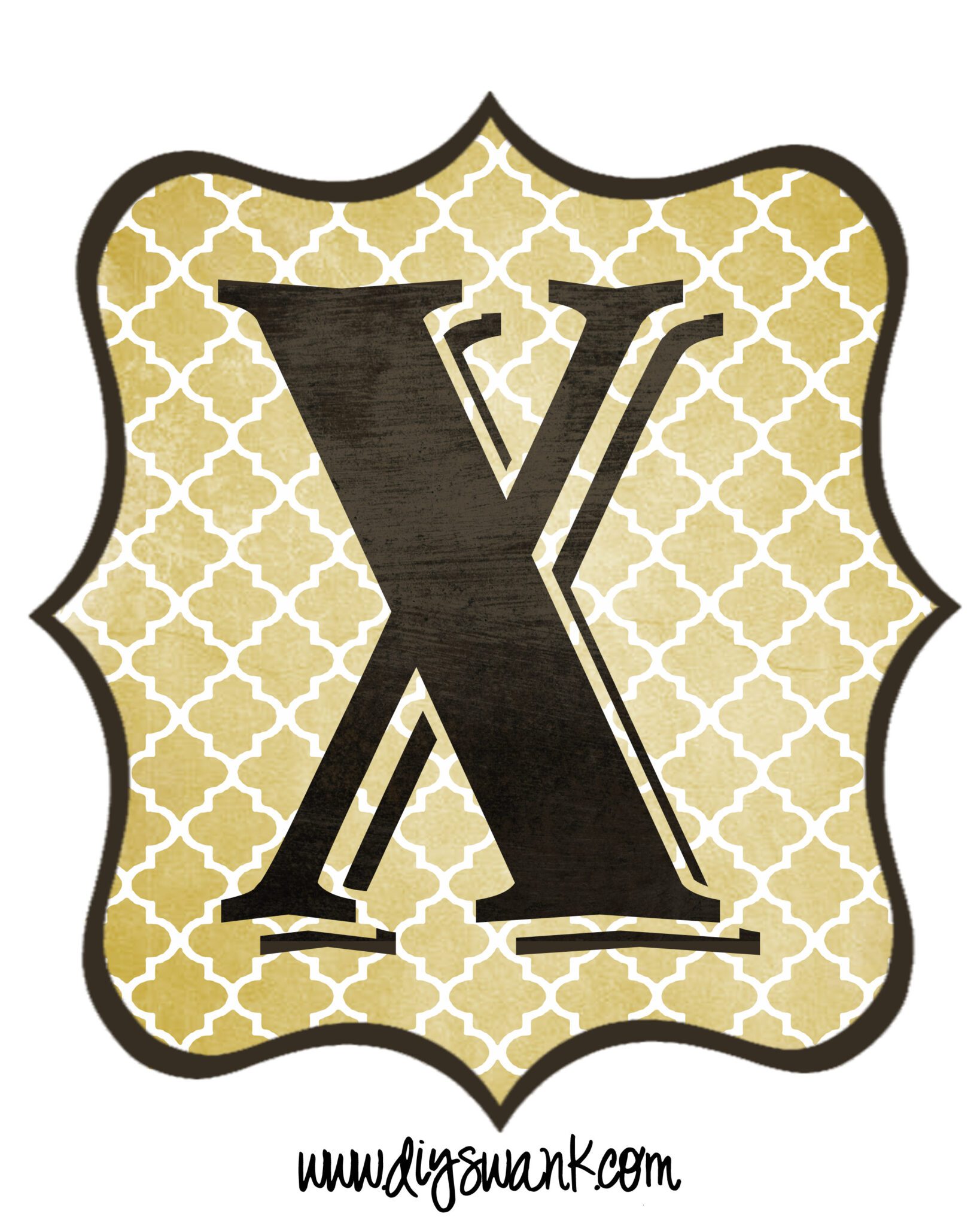 Letter_X | Swanky Design Company