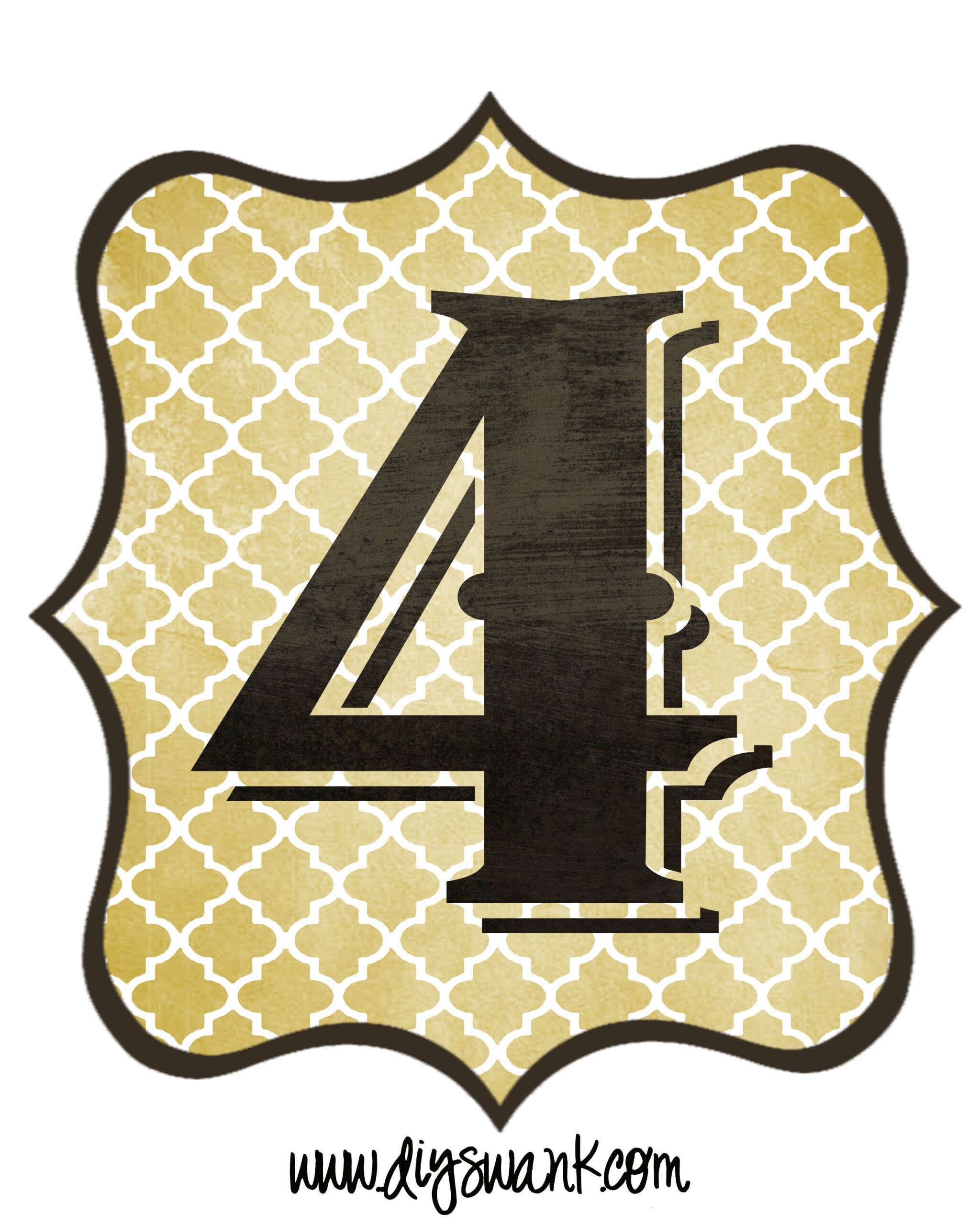 Number_4 - Swanky Design Co.