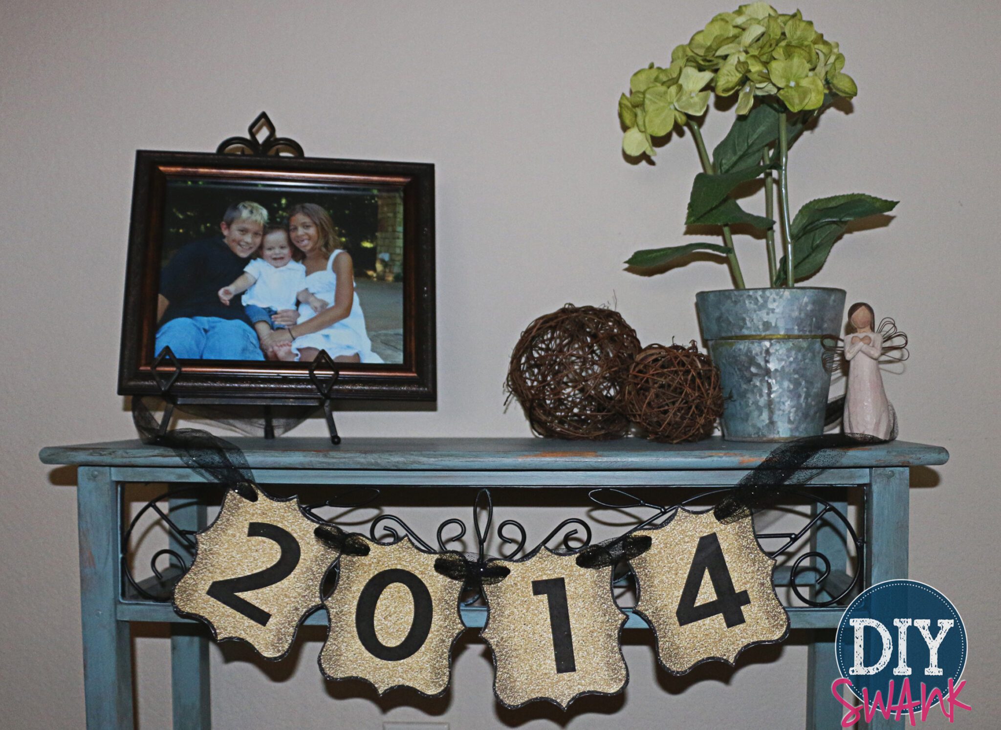 Happy New Year Banner Free Printable - Swanky Design Co.