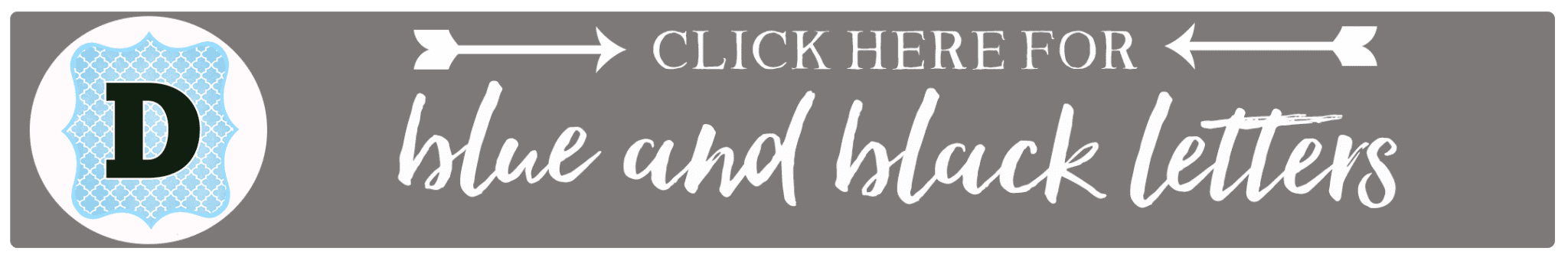 Chalkboard Letters for Banners-Free Printable - Swanky Design Co.