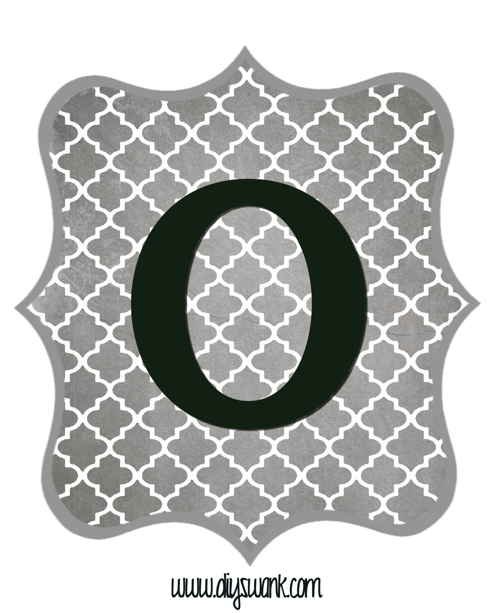 Gray_Black Number-0 - Swanky Design Company