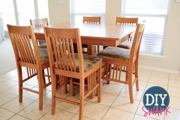 Before and After: Kitchen Table Makeover - Swanky Design Company