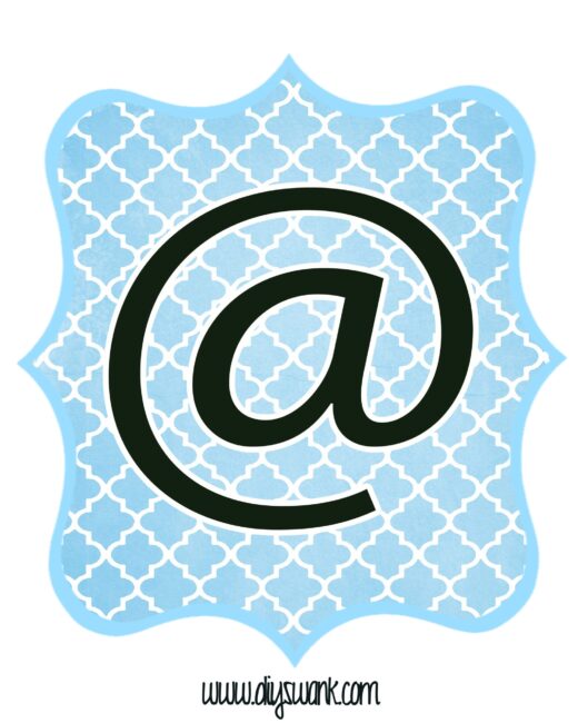Blue_Black_@_Sign - Swanky Design Co.