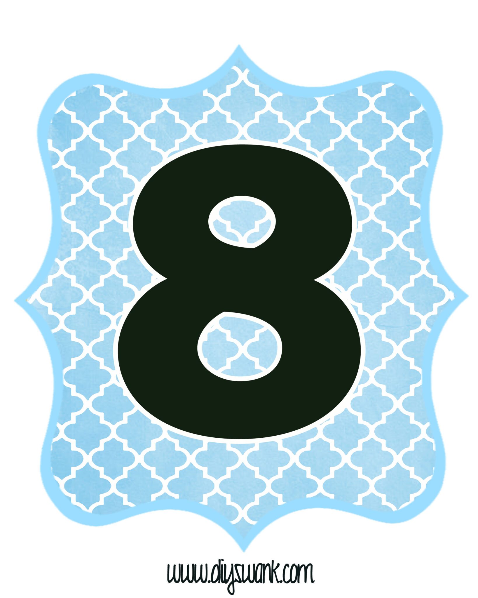 Blue_Black_Number_Eight - Swanky Design Company