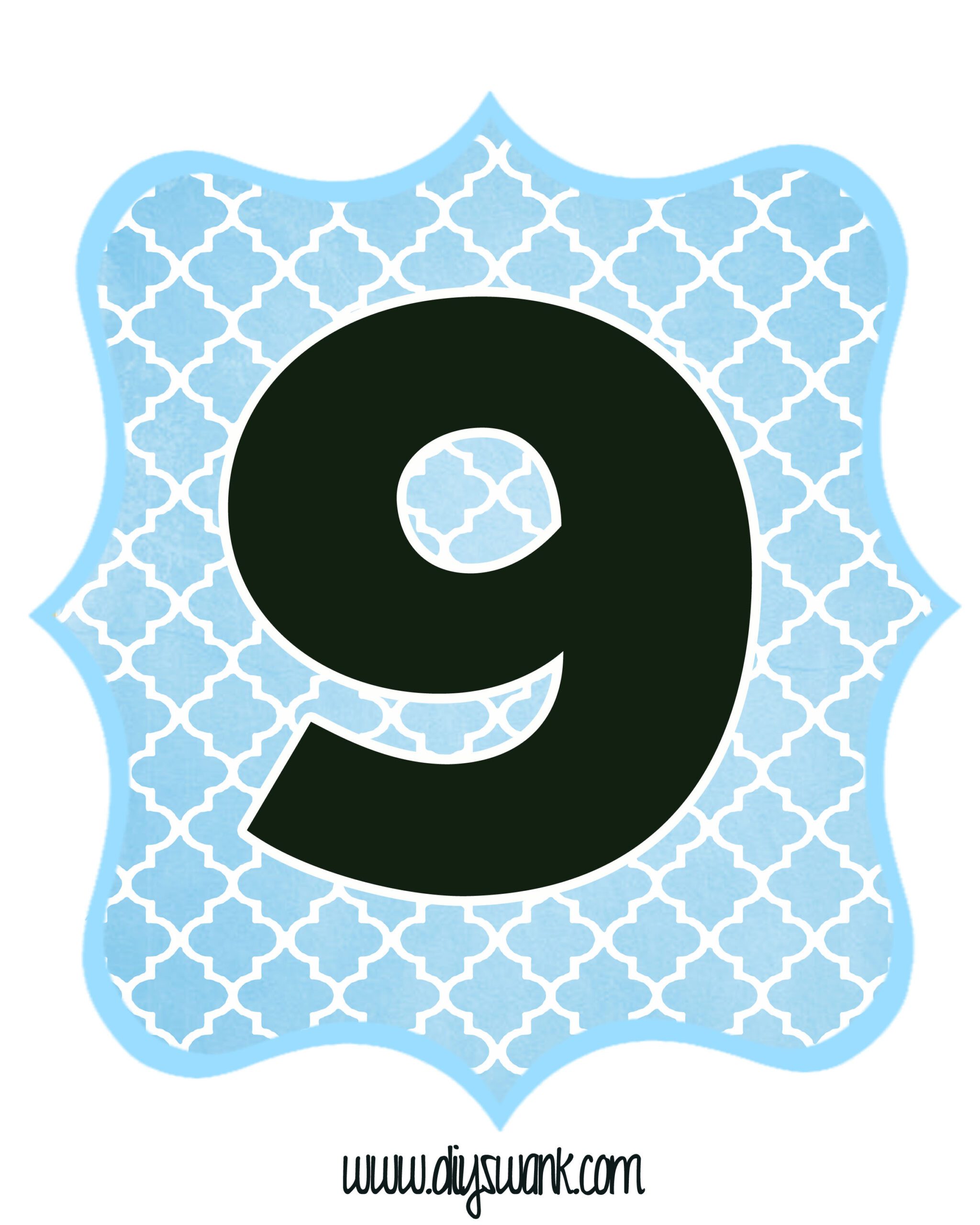 Blue_Black_Number_Nine - Swanky Design Co.