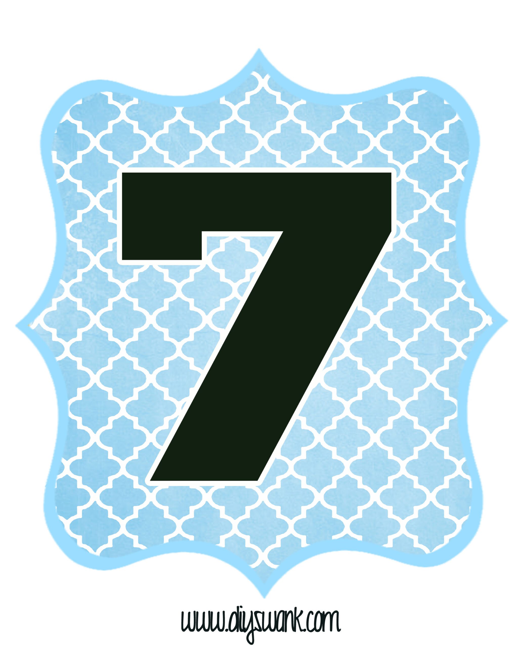 Blue_Black_Number_Seven - Swanky Design Co.