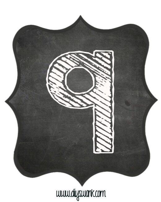 Printable_Chalkboard_ Number_9 - Swanky Design Co.