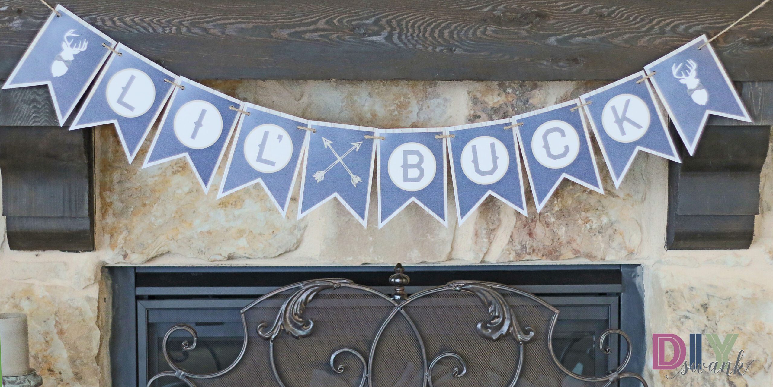 Lil Buck Banner_Navy - Swanky Design Co.