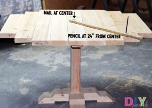 Measuring Round Table Top Cuts - Swanky Design Company