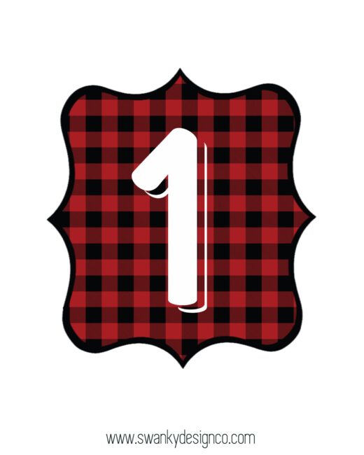 Buffalo Plaid Number 1 - Swanky Design Co.