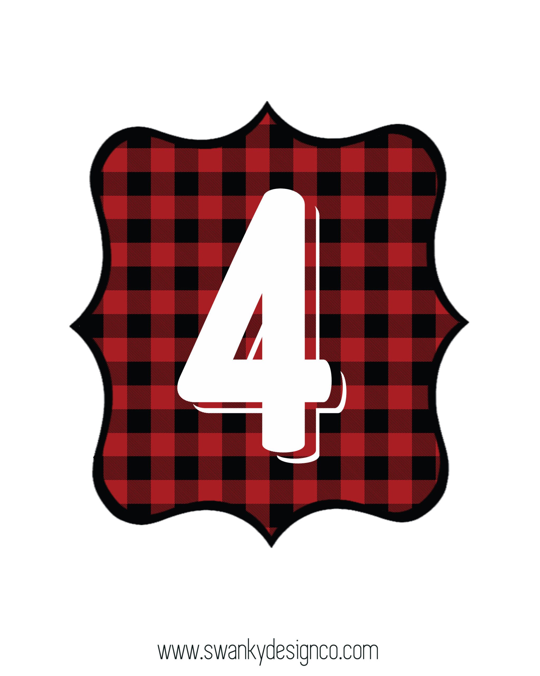 Buffalo Plaid Number 4 - Swanky Design Co.