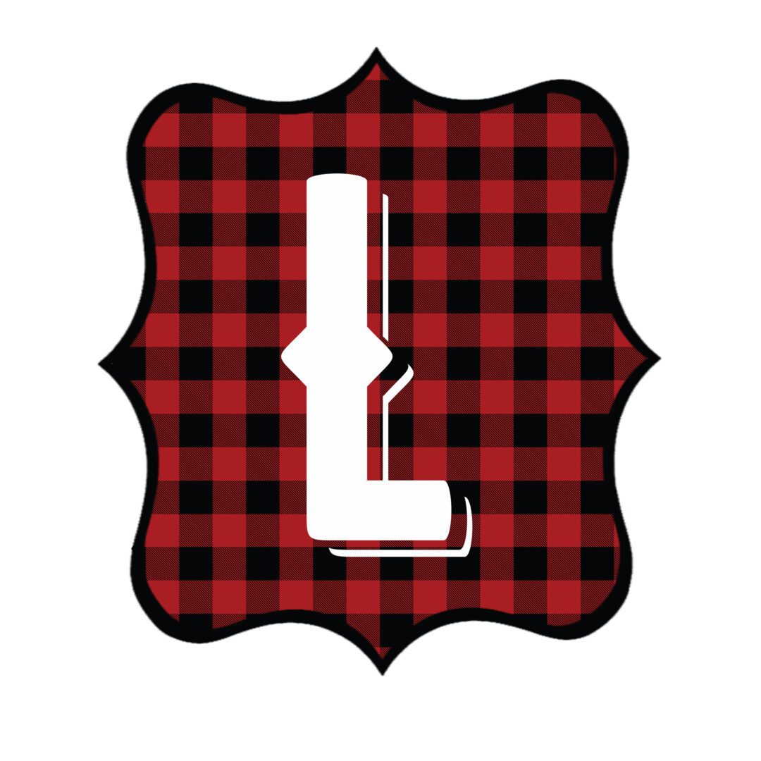 Buffalo Plaid Free Printable Banner Letters - Swanky Design Company