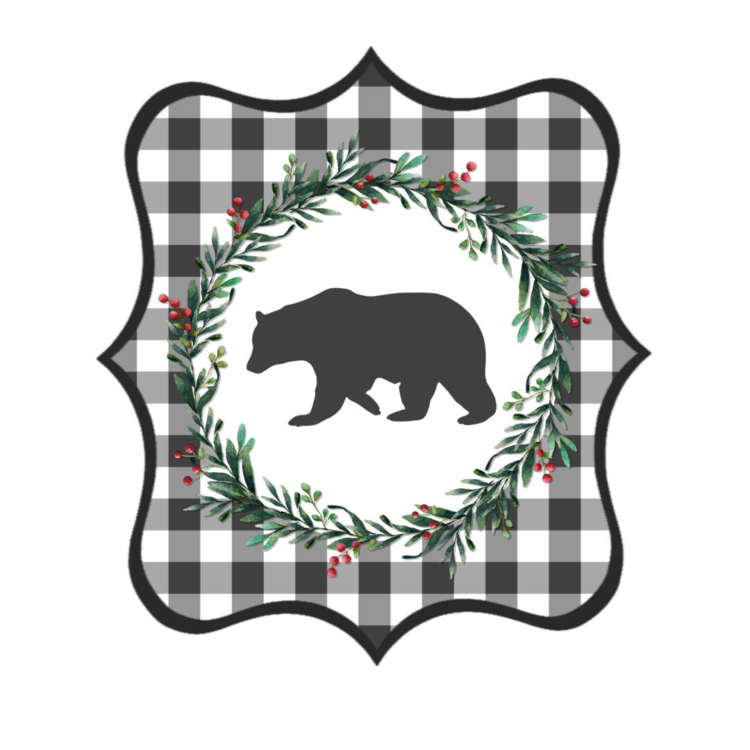 Free Printable Buffalo Check Letters for Banners