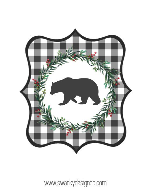 Buffalo Check Bear - Swanky Design Company