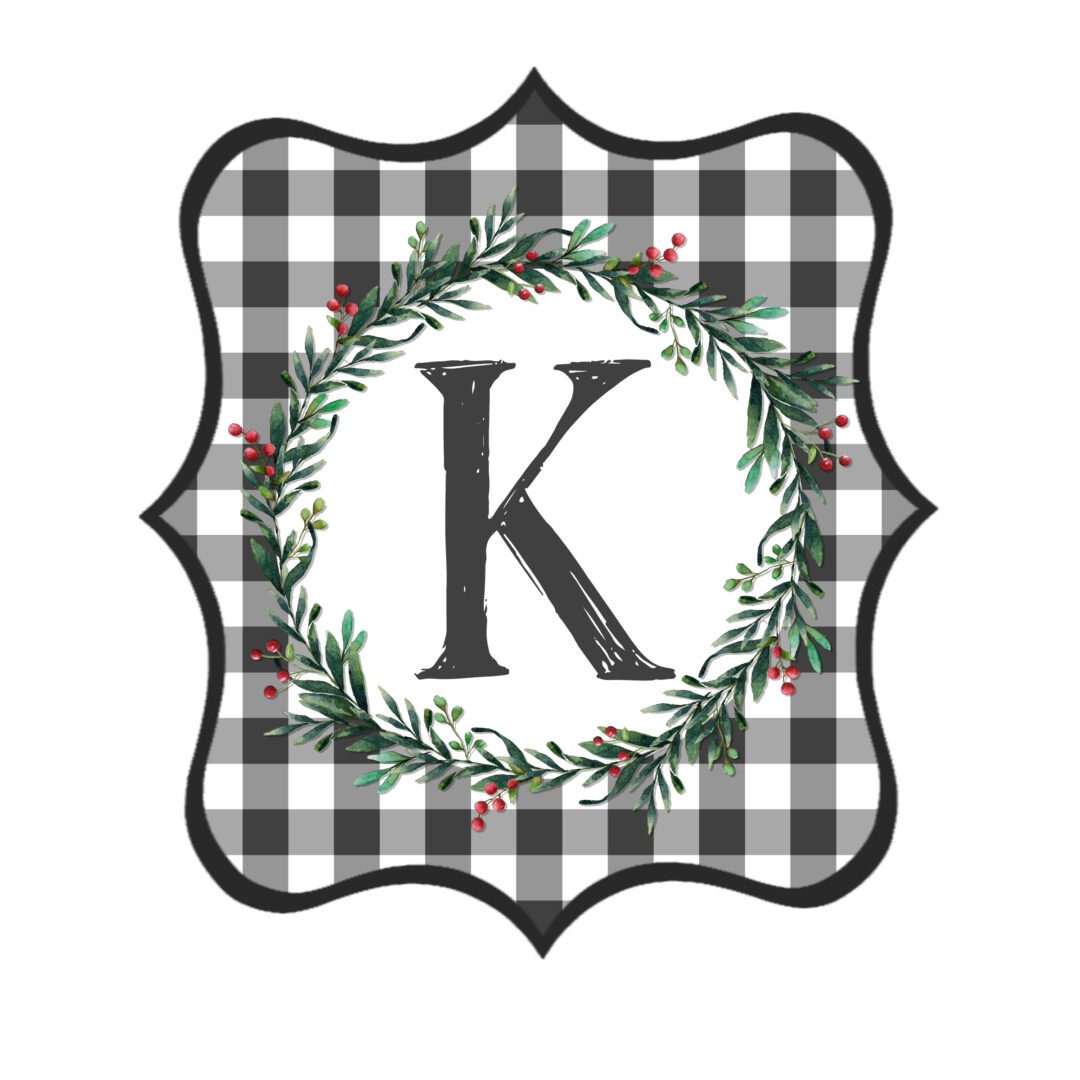 Free Printable Buffalo Check Letters for Banners