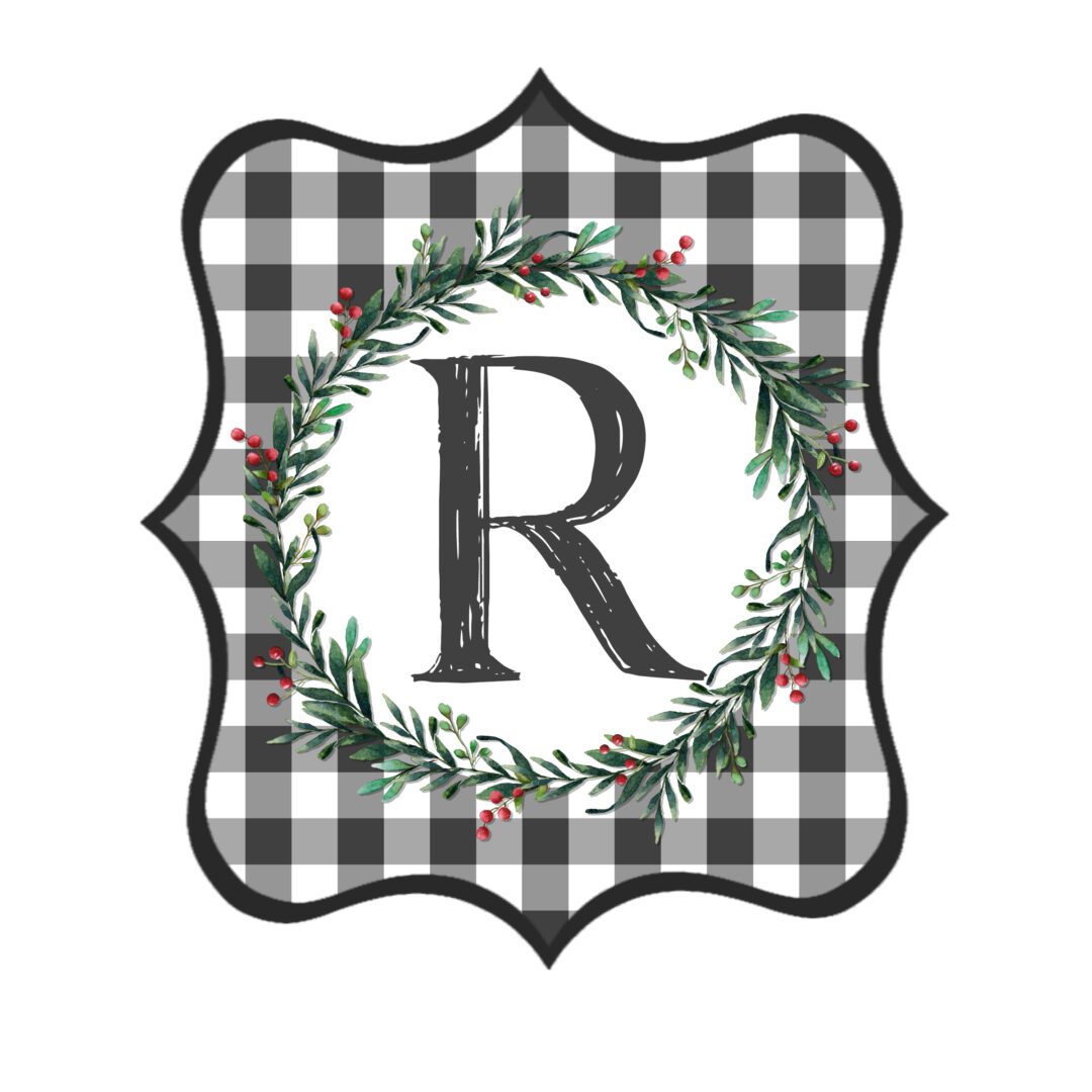 Free Printable Buffalo Check Letters for Banners