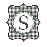 Free Printable Buffalo Check Letters for Banners