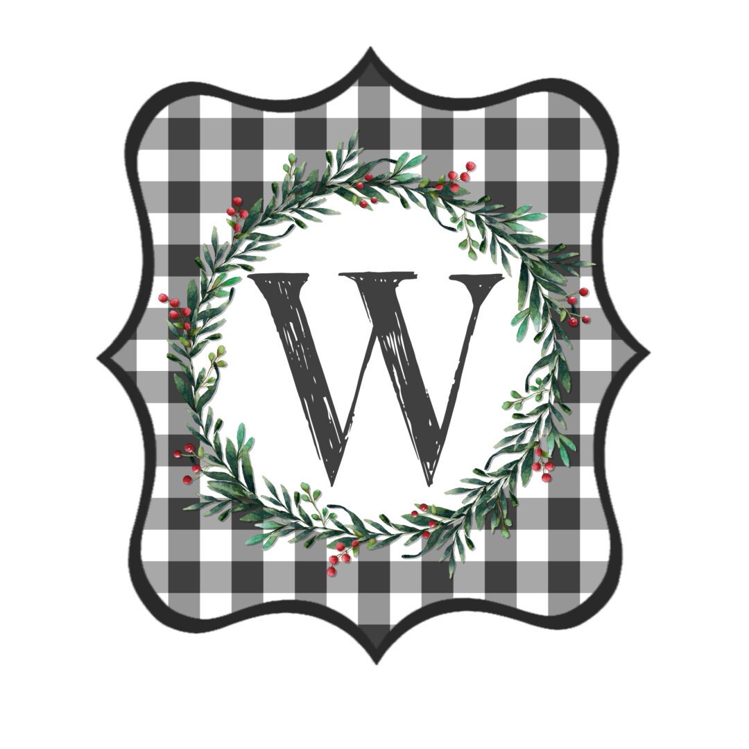 Free Printable Buffalo Check Letters for Banners