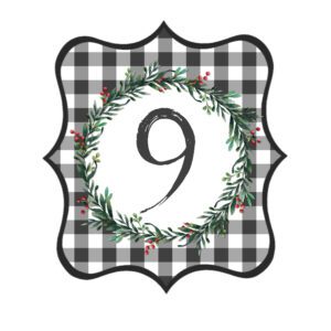 Free Printable Buffalo Check Letters for Banners