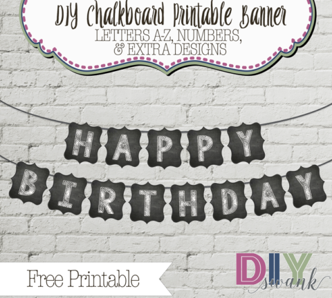Free Chalkboard Banners